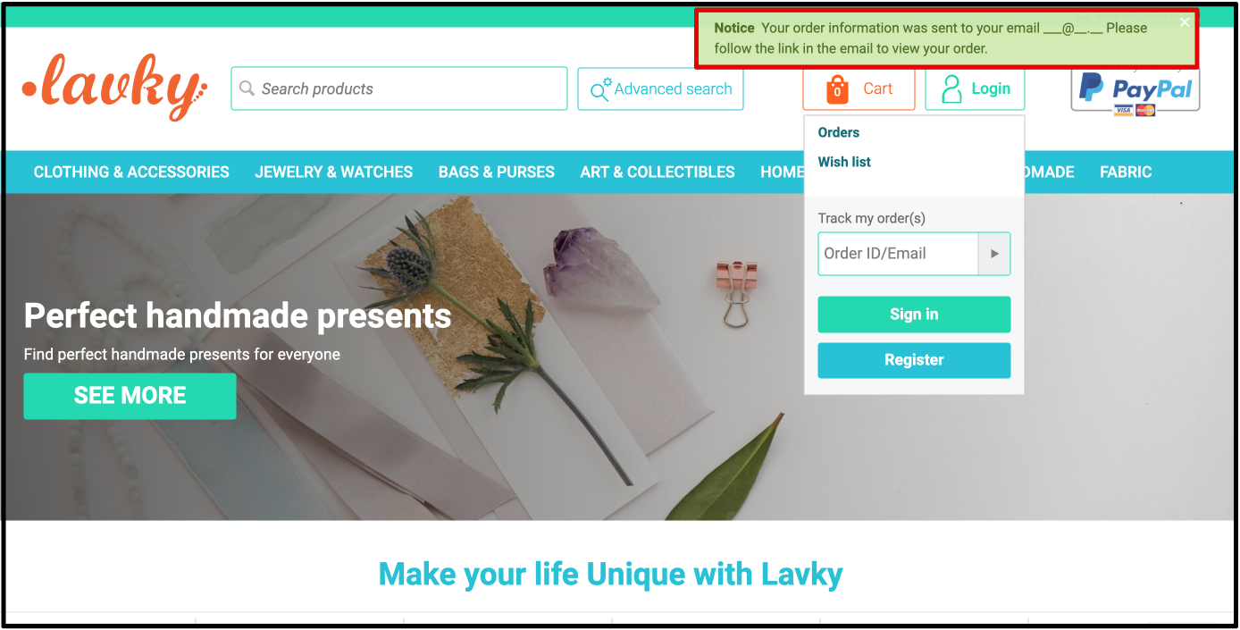 Help :: How to TRACK YOUR ORDER BY ORDER's NUMBER for the order you ...