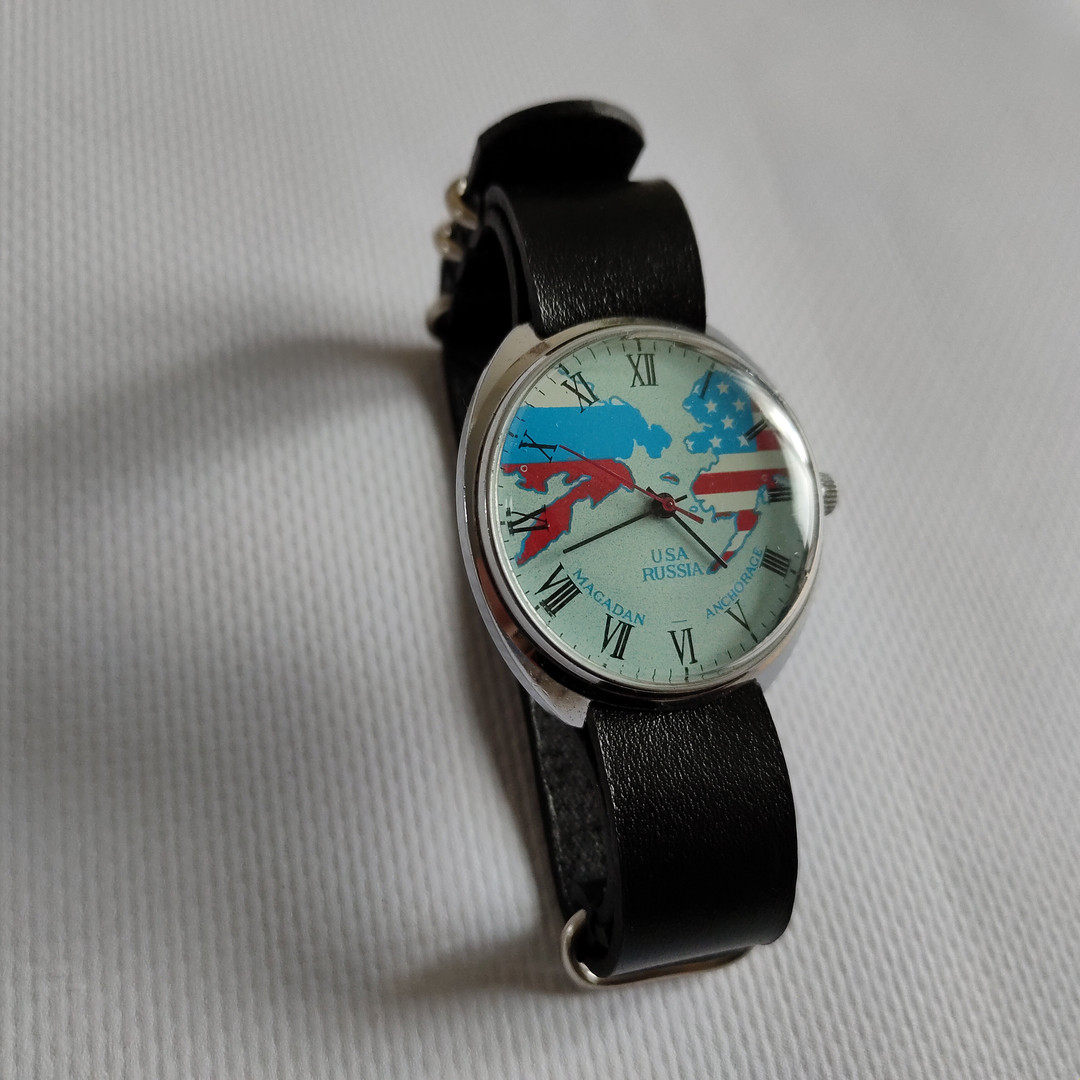 Raketa USA & USSR watch, Mechanical Watch, soviet watch, vintage...