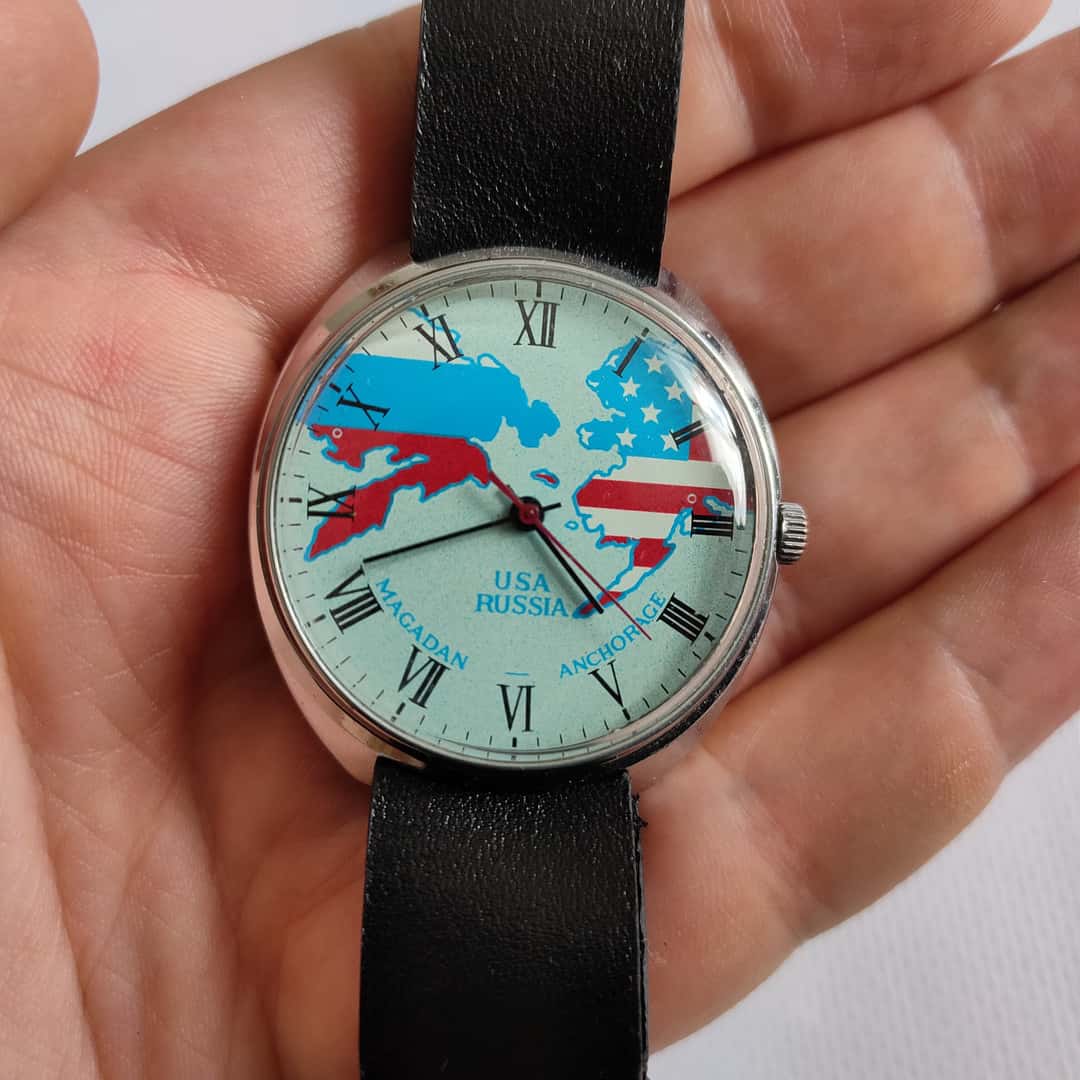 Raketa USA & USSR watch, Mechanical Watch, soviet watch, vintage...