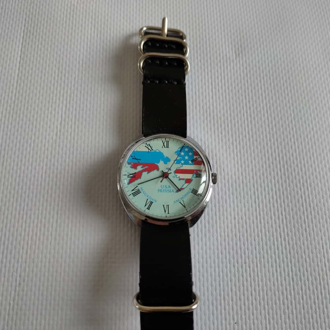 Raketa USA & USSR watch, Mechanical Watch, soviet watch, vintage...