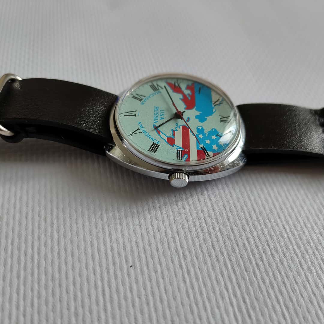 Raketa USA & USSR watch, Mechanical Watch, soviet watch, vintage...