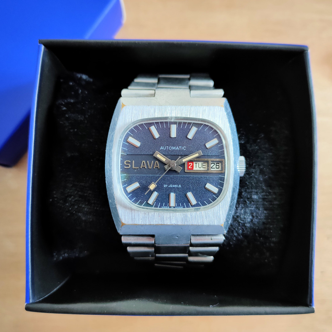 SLAVA TANK, Slava Panzer, Automatic watch, mens watch, vintage...