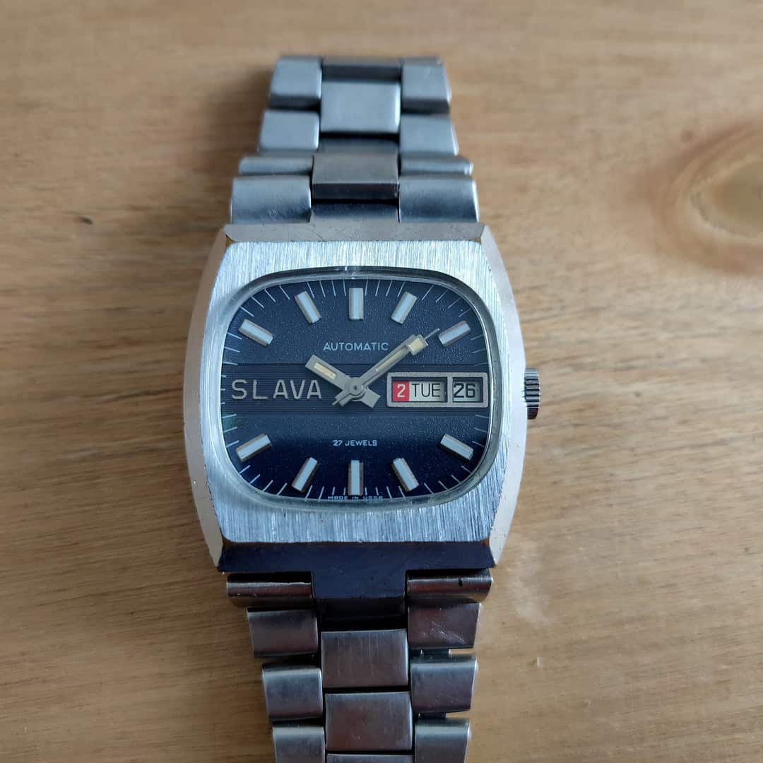SLAVA TANK, Slava Panzer, Automatic watch, mens watch, vintage...