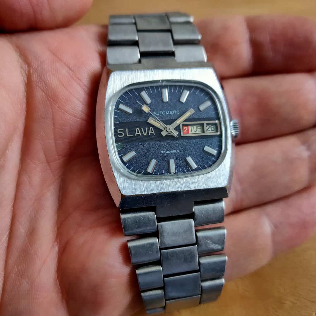 SLAVA TANK, Slava Panzer, Automatic watch, mens watch, vintage...