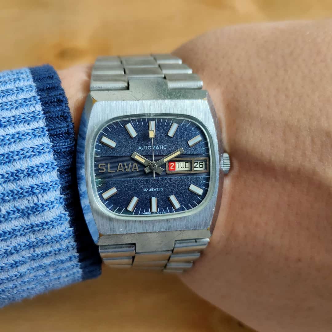 SLAVA TANK, Slava Panzer, Automatic watch, mens watch, vintage...