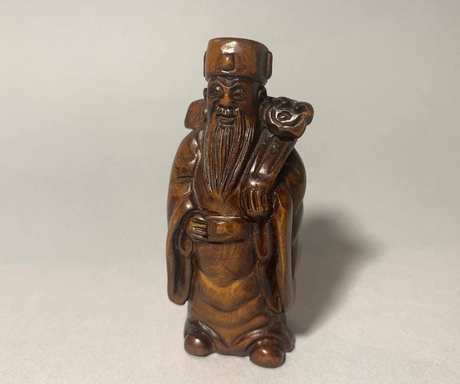 Unique Netsuke, Handmade Netsuke, Hand Carved Netsuke, Japanese...