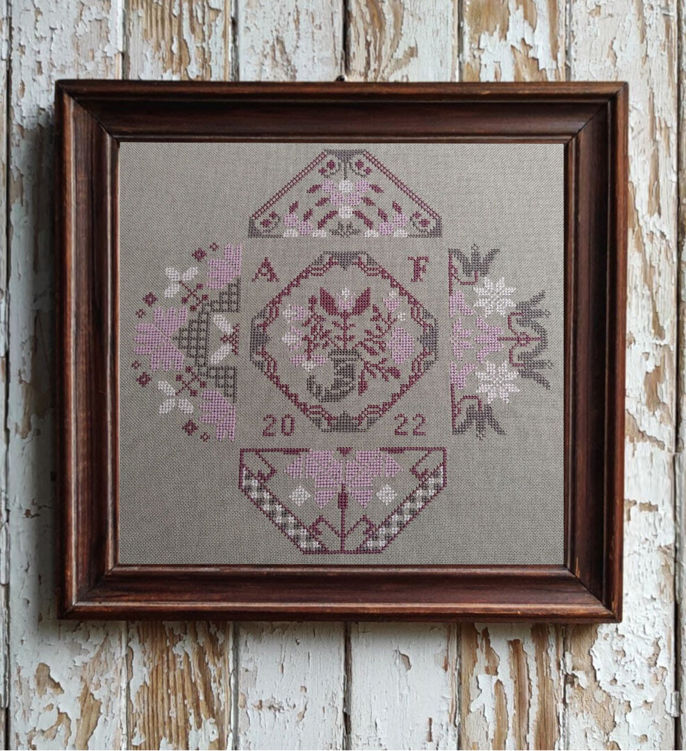 Mini Quaker Sampler Cross Stitch Pattern, Counted Cross Stitch...