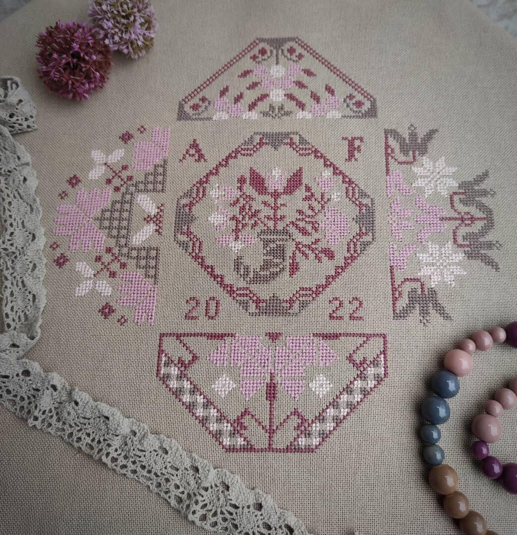 Mini Quaker Sampler Cross Stitch Pattern, Counted Cross Stitch...