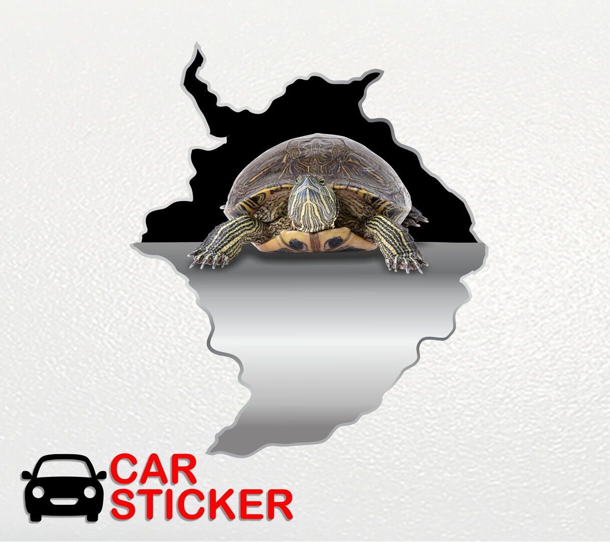 Car sticker Turtle sticker Sticker car Sea turtle sticker Turtle...