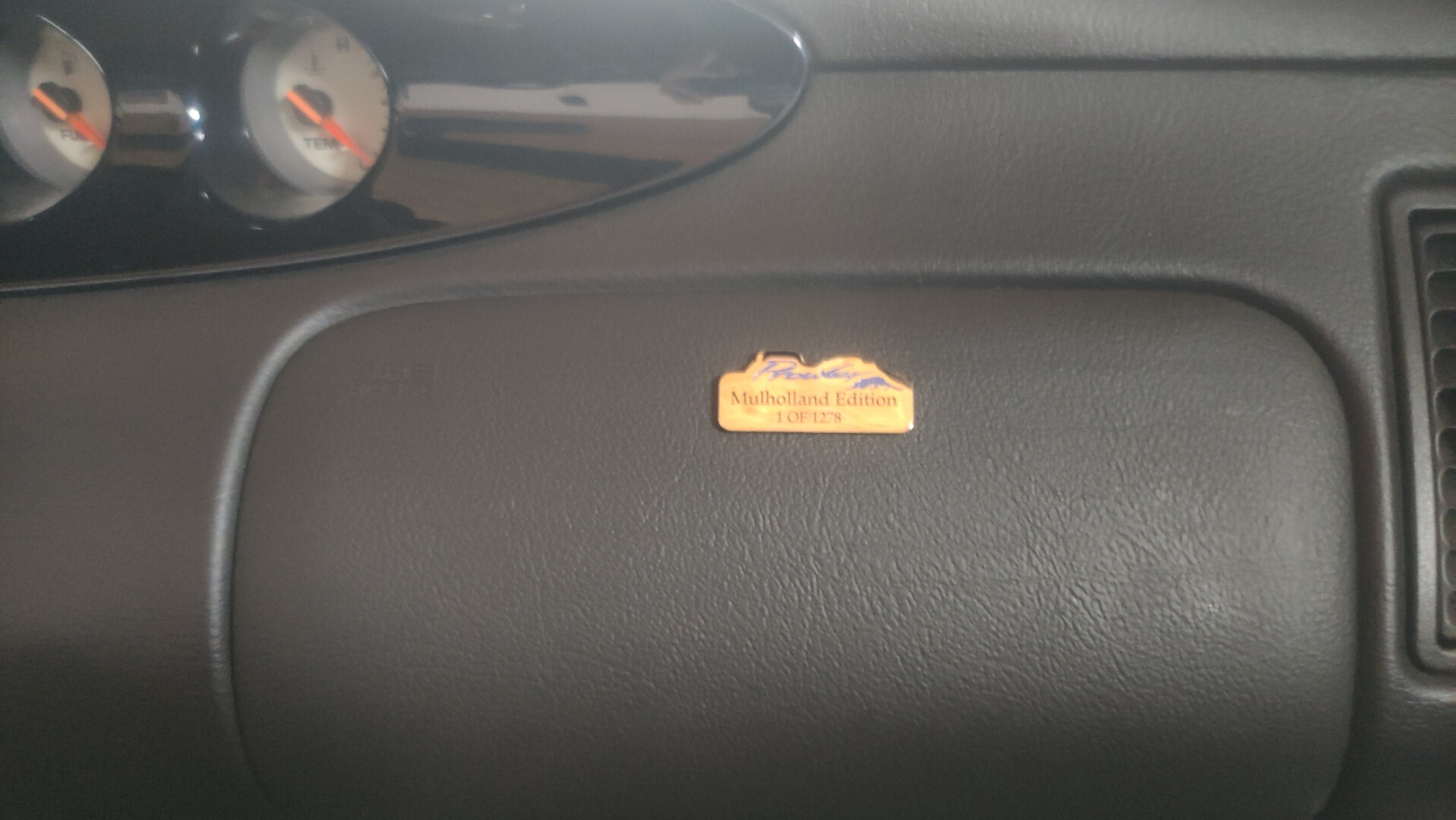 Purple Limited Edition Emblem Badge Plymouth Chrysler Prowler New...