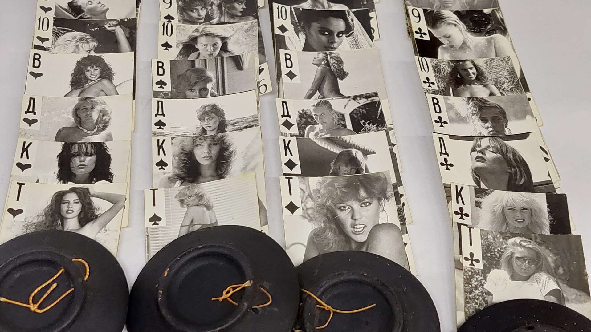 Vintage Collectible Playing Cards, Beautiful Girls 1980s, Rare...