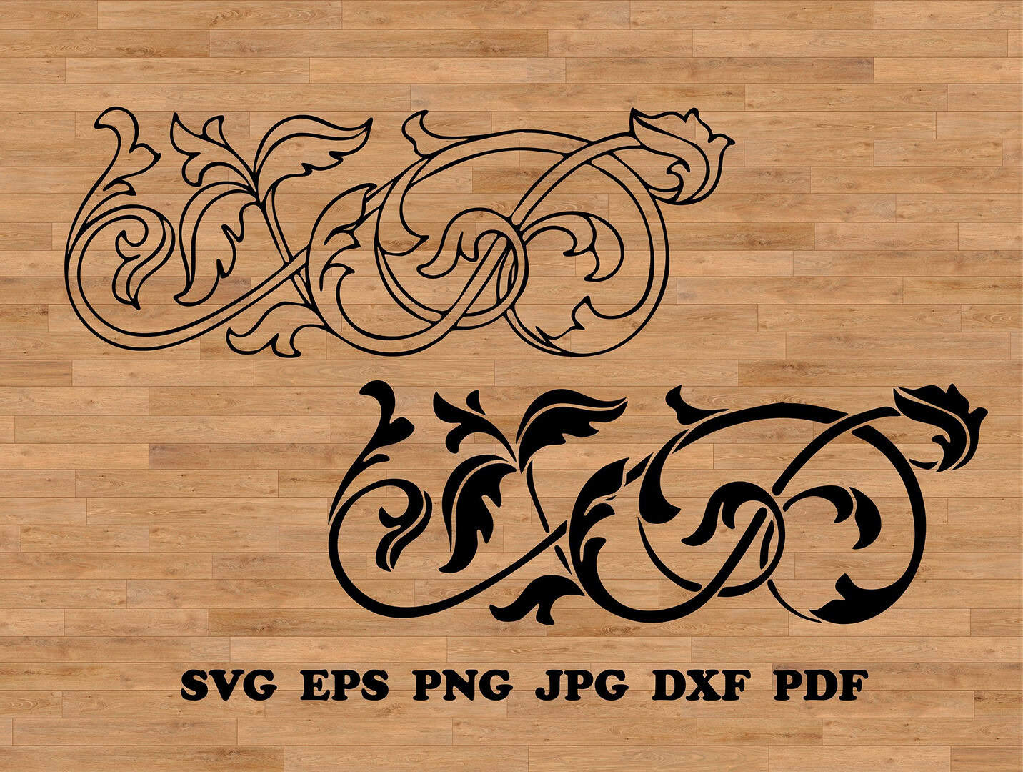 Border damask svg, scroll pattern svg, damask svg, damask pattern,...