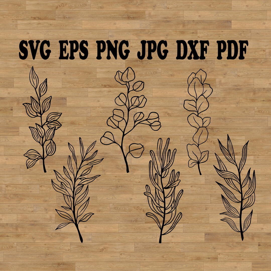 Branch svg, greenery svg, leaf border svg, leaf vector, leaf...
